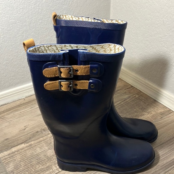 chooka | Shoes | Chooka 3 Blue Rubber Boots Size 8 Mud Outdoor Boots ...